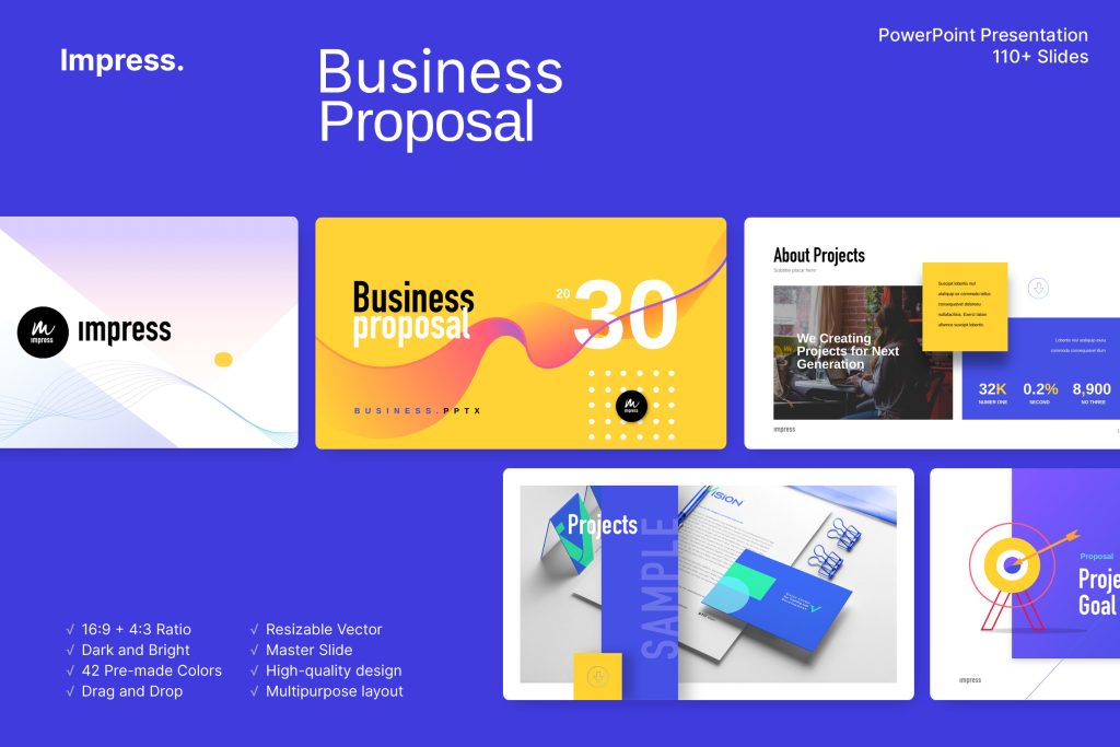 Business Proposal PowerPoint Presentation - Pixeliya