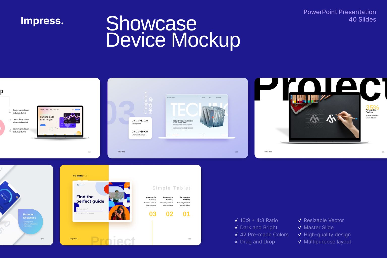 Stunning Mockup Presentation Template for Your App Showcase
