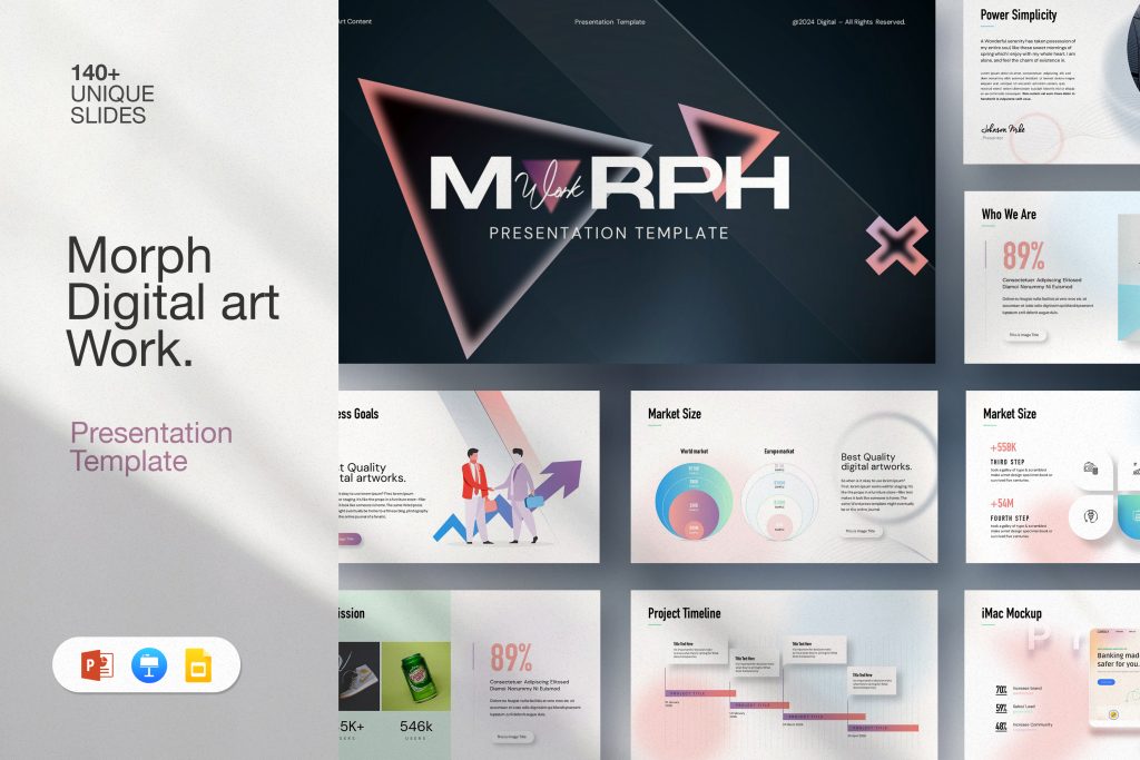 Professional Morph Business Presentation Template for Success