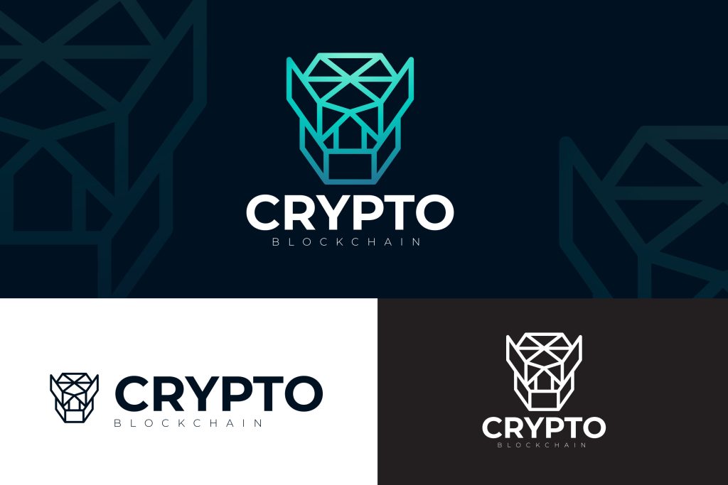 Crypto Blockchain Logo Template - Pixeliya