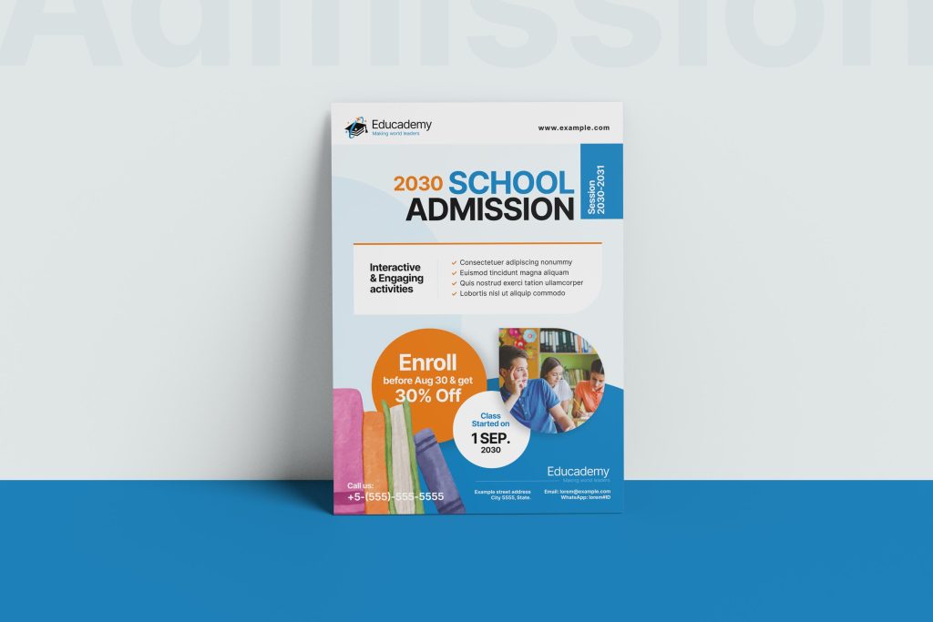 Kids Education Flyer Design