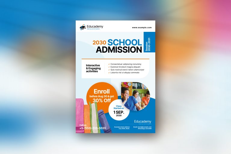 Kids Education Flyer Design