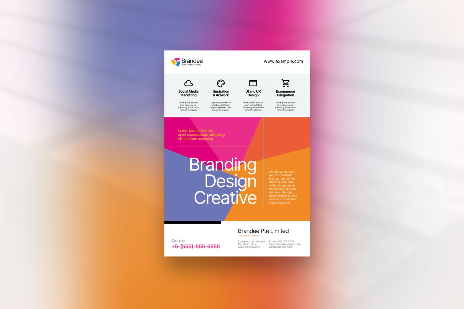 Design Creative Branding Flyer by Pixeliya
