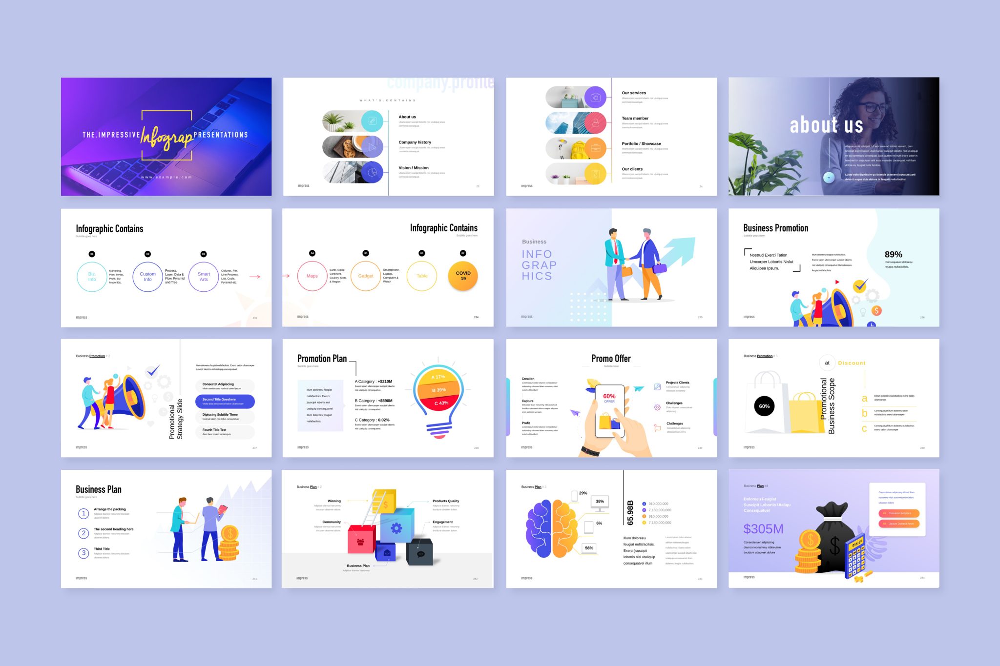 Digital Infographic Presentation - Pixeliya